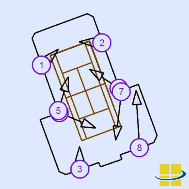 Vertical and Horizontal Light Intensity Measurement