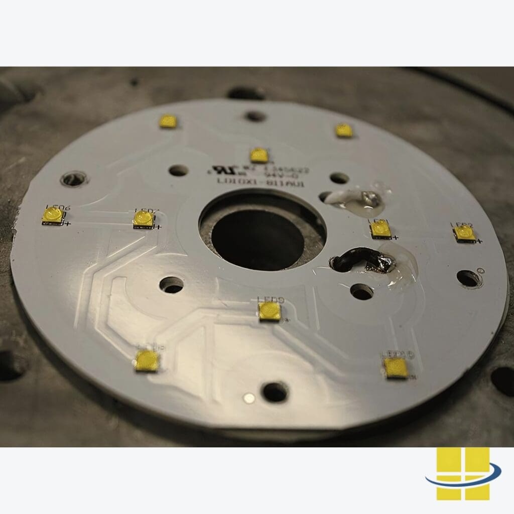 25w LED Round Dome Top Bollard LIght Cone Reflector