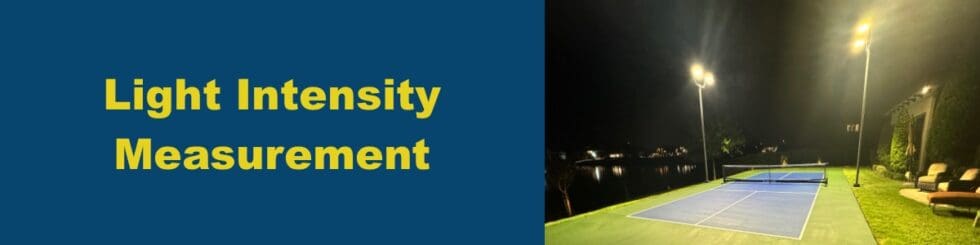 Vertical and Horizontal Light Intensity Measurement