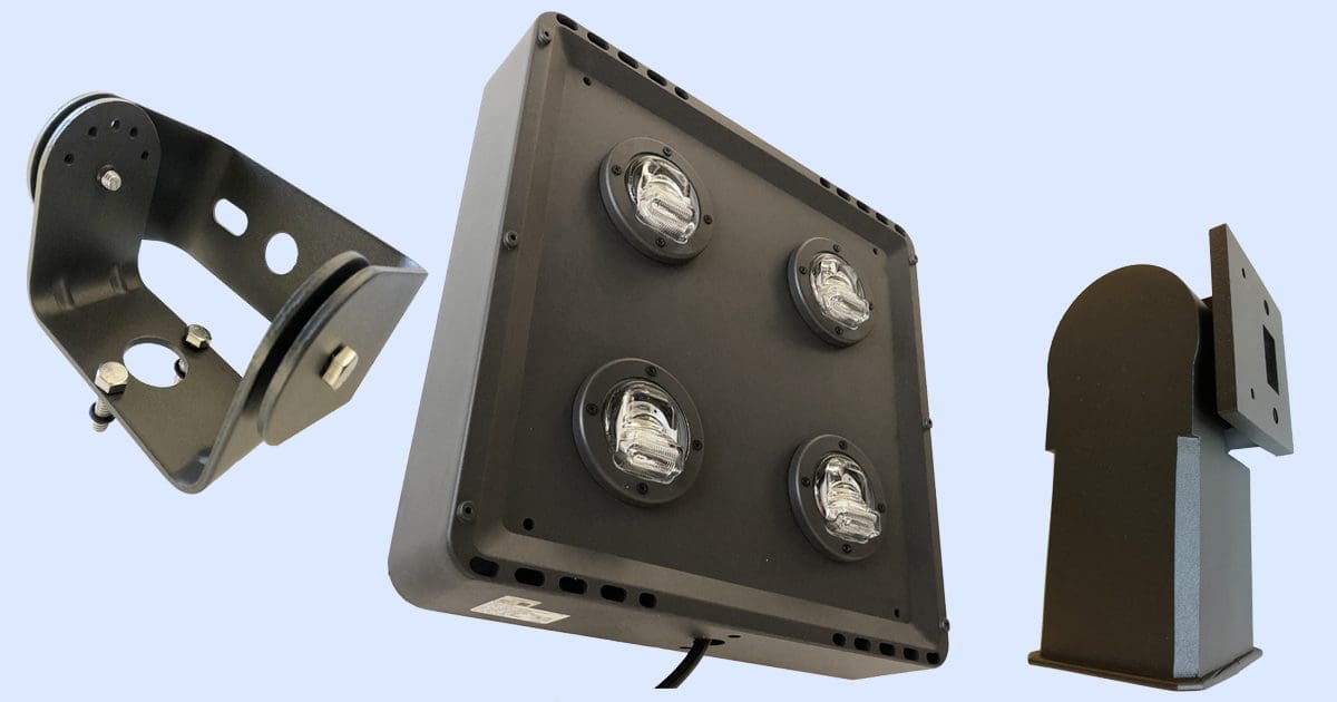 Vandal-Resistant Outdoor Lighting, New, Low-Cost LED, IP65