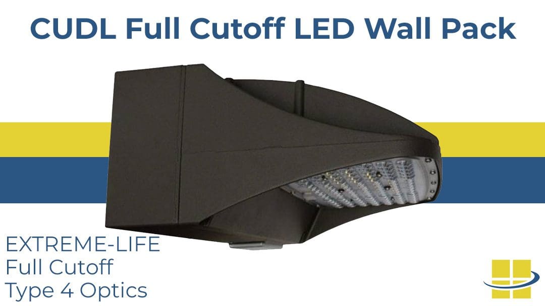 131w LED Full Cutoff Wall Pack, EXTREME-LIFE L70@646,000hrs