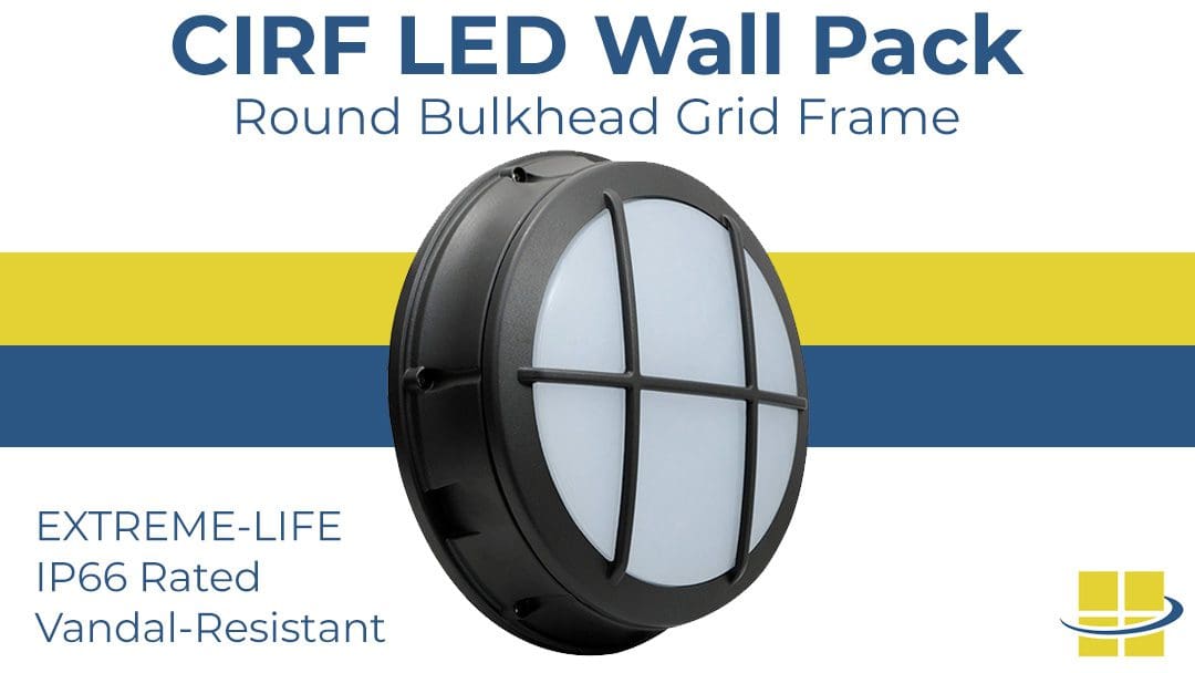27w LED Bulkhead Grid Frame Wall Pack, EXTREME-LIFE