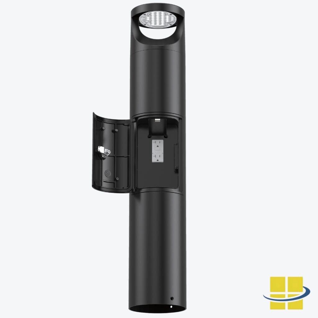 Outdoor Lights With GFCI Outlet: New ARCI LED Bollard Light