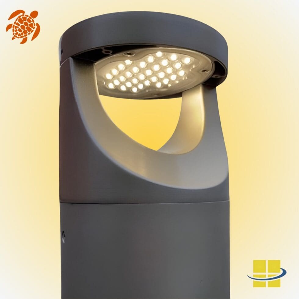 Turtle-Safe Lighting with Turtle-Friendly LED Bollard Lights