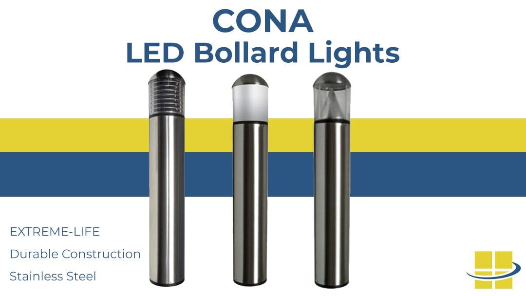 11w Cone Reflector Stainless Steel Bollard, EXTREME-LIFE