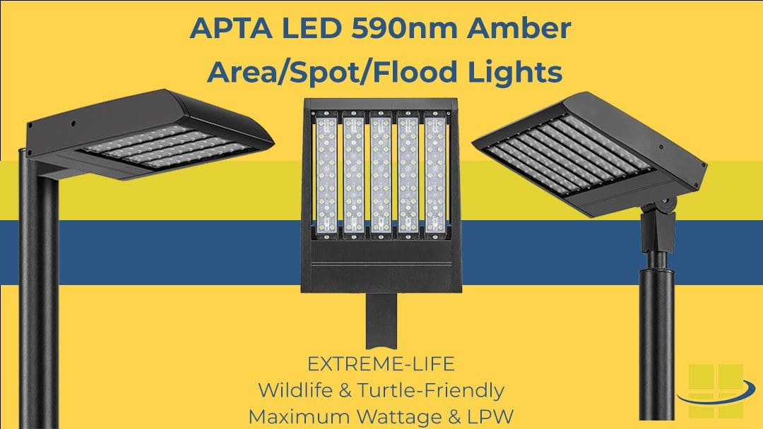 590nm Amber LED Outdoor Flood Lighting, EXTREME-LIFE