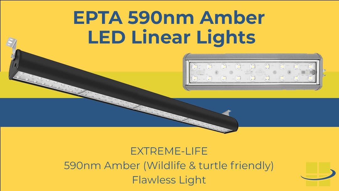 LED Linear Lights, EXTREME-LIFE, No UV, 590nm Amber Options