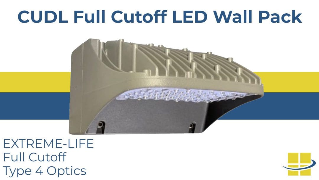 19w LED Full Cutoff Wall Pack, EXTREME-LIFE L70 @ 646,000hrs
