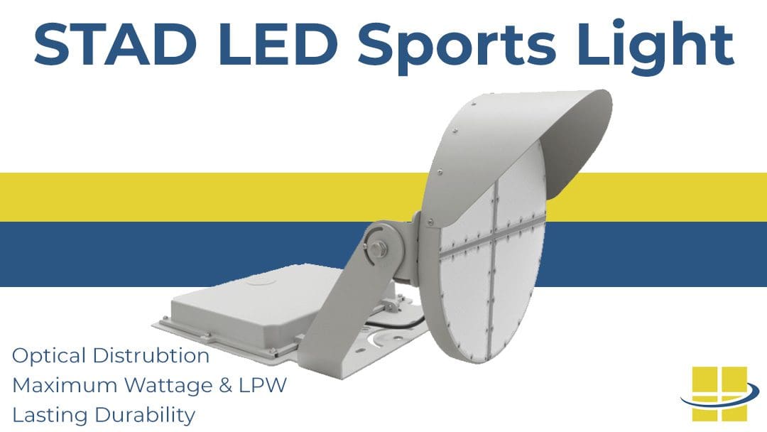 570w LED Sports Light to Replace 1000w Metal Halide Sports Light
